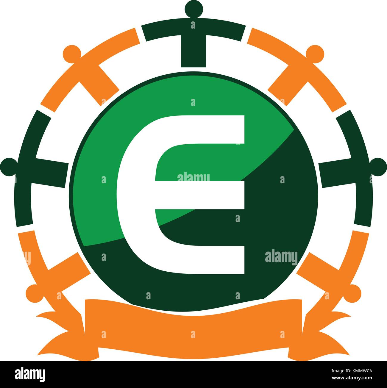 Synergy Logo Initial E Stock Vector Image & Art - Alamy