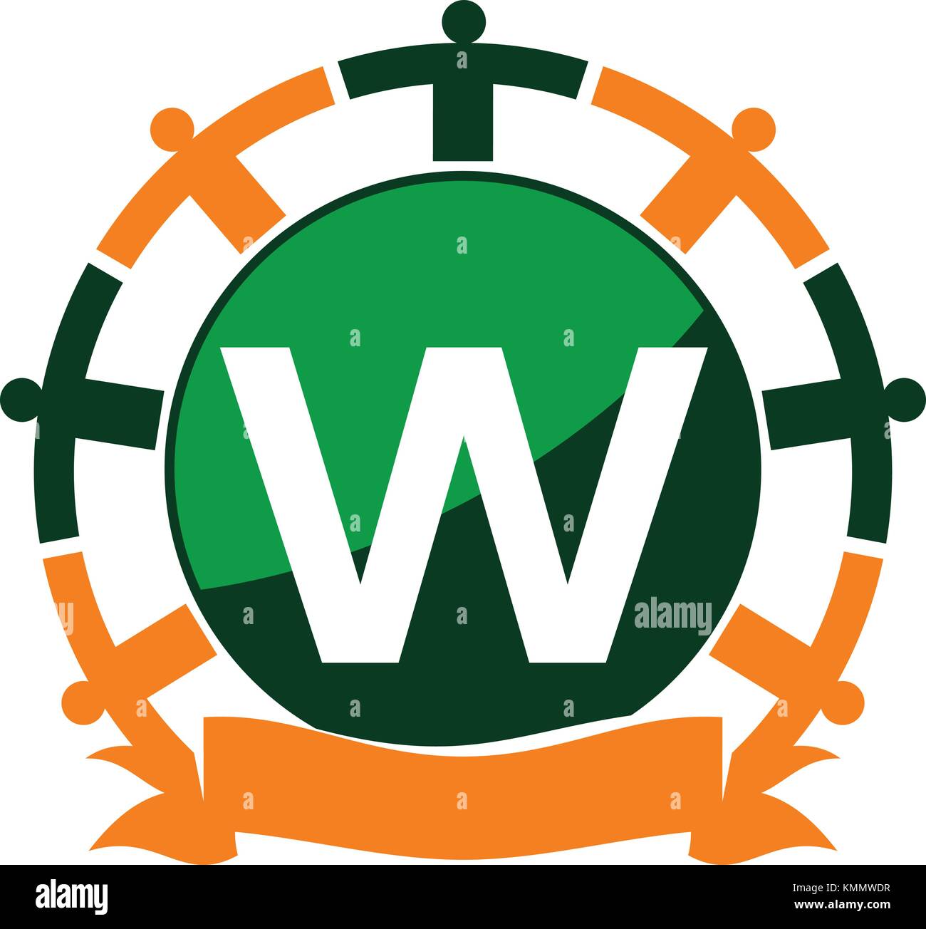 Synergy Logo Initial W Stock Vector Image & Art - Alamy