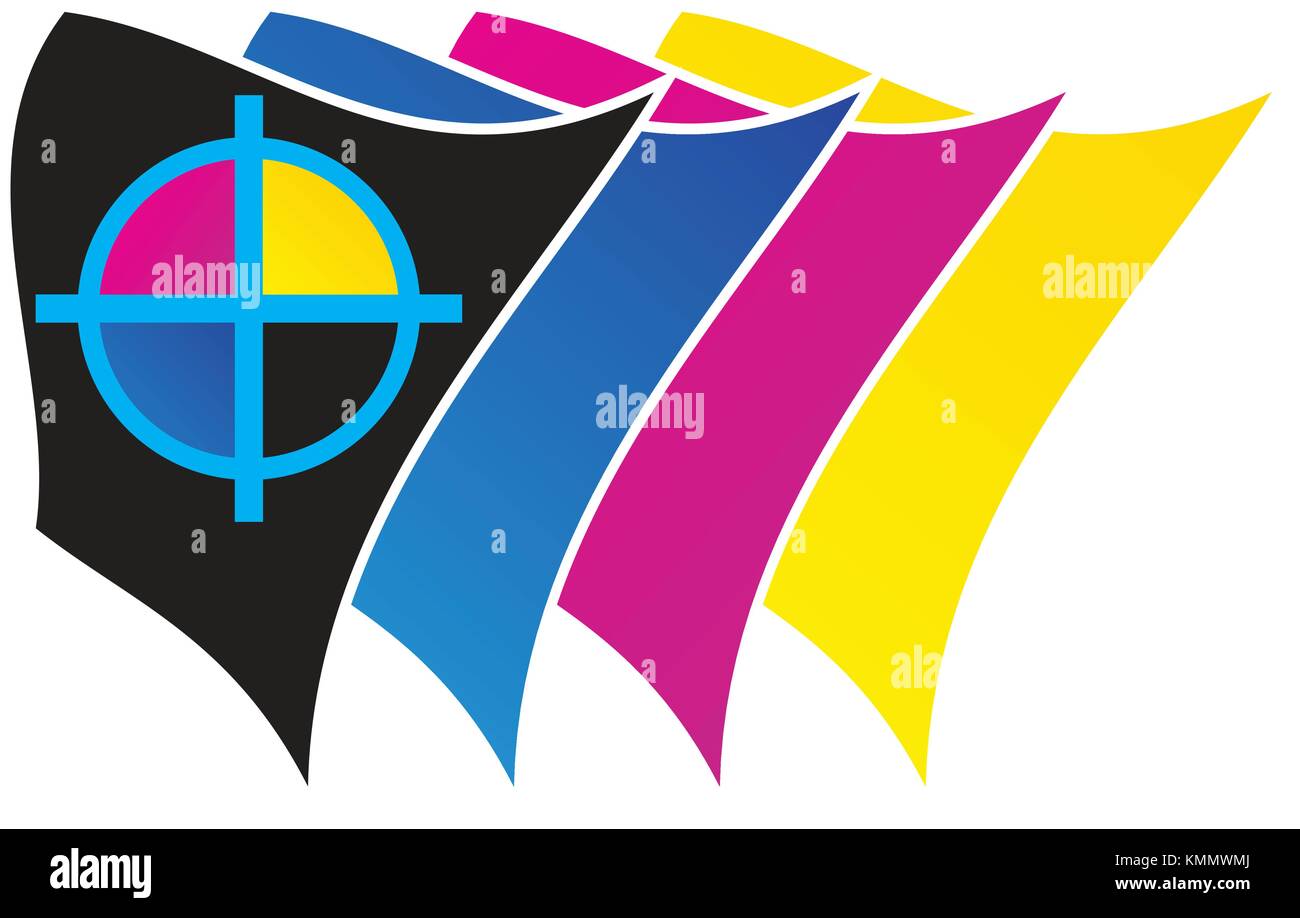 Chromatic printing Stock Vector Images - Alamy