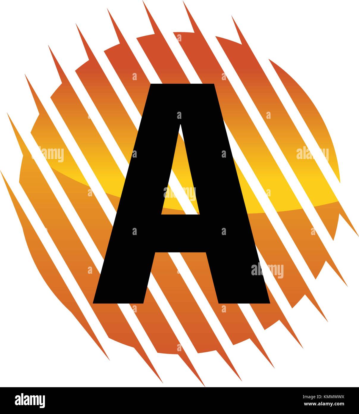 Technology Letter A Stock Vector Image & Art - Alamy