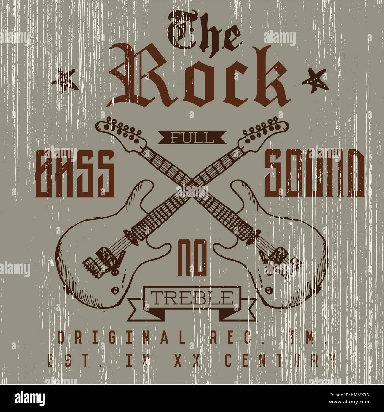 Tee graphic vintage rock festival hi-res stock photography and images ...