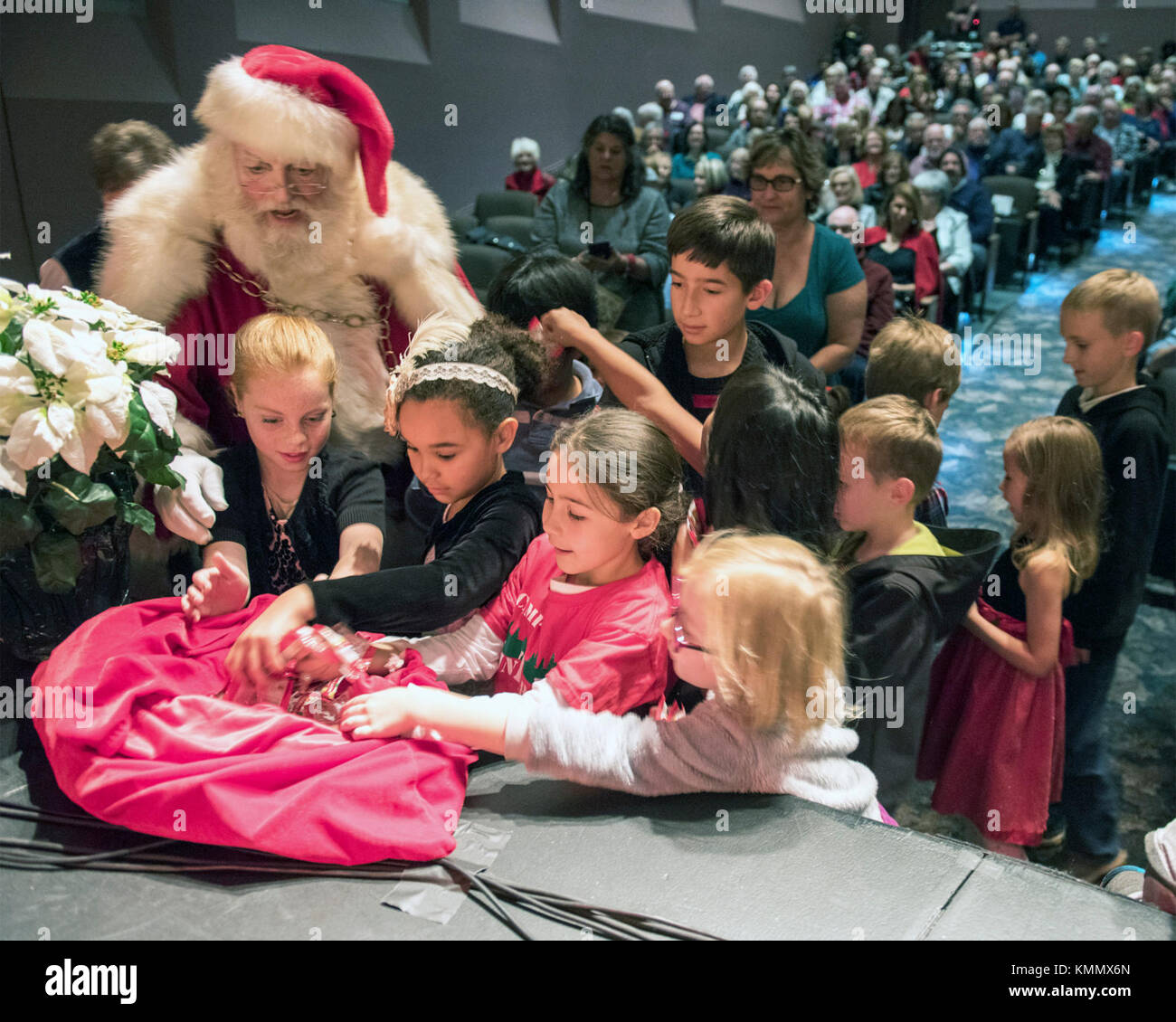 Santa Claus makes an appearance during the Commanders Jazz Ensemble of ...