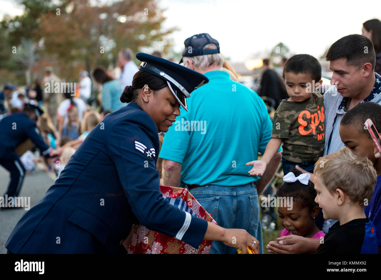 Senior Airman Jamie Smith, Moody Air Force Base ceremonial guardsman ...