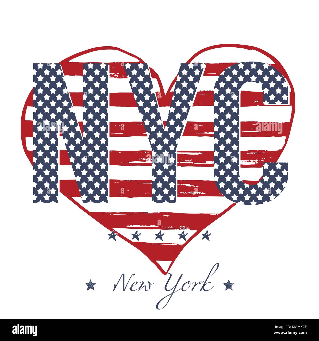 T-shirt typography design, NYC printing graphics, typographic vector ...