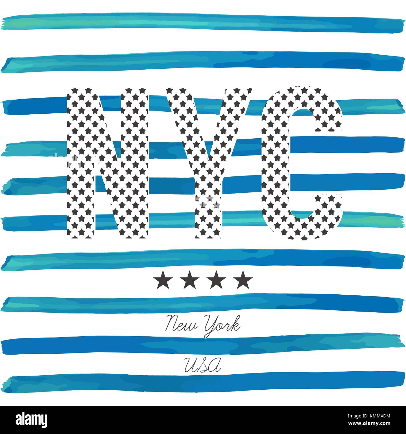 New york city usa young Stock Vector Images - Alamy