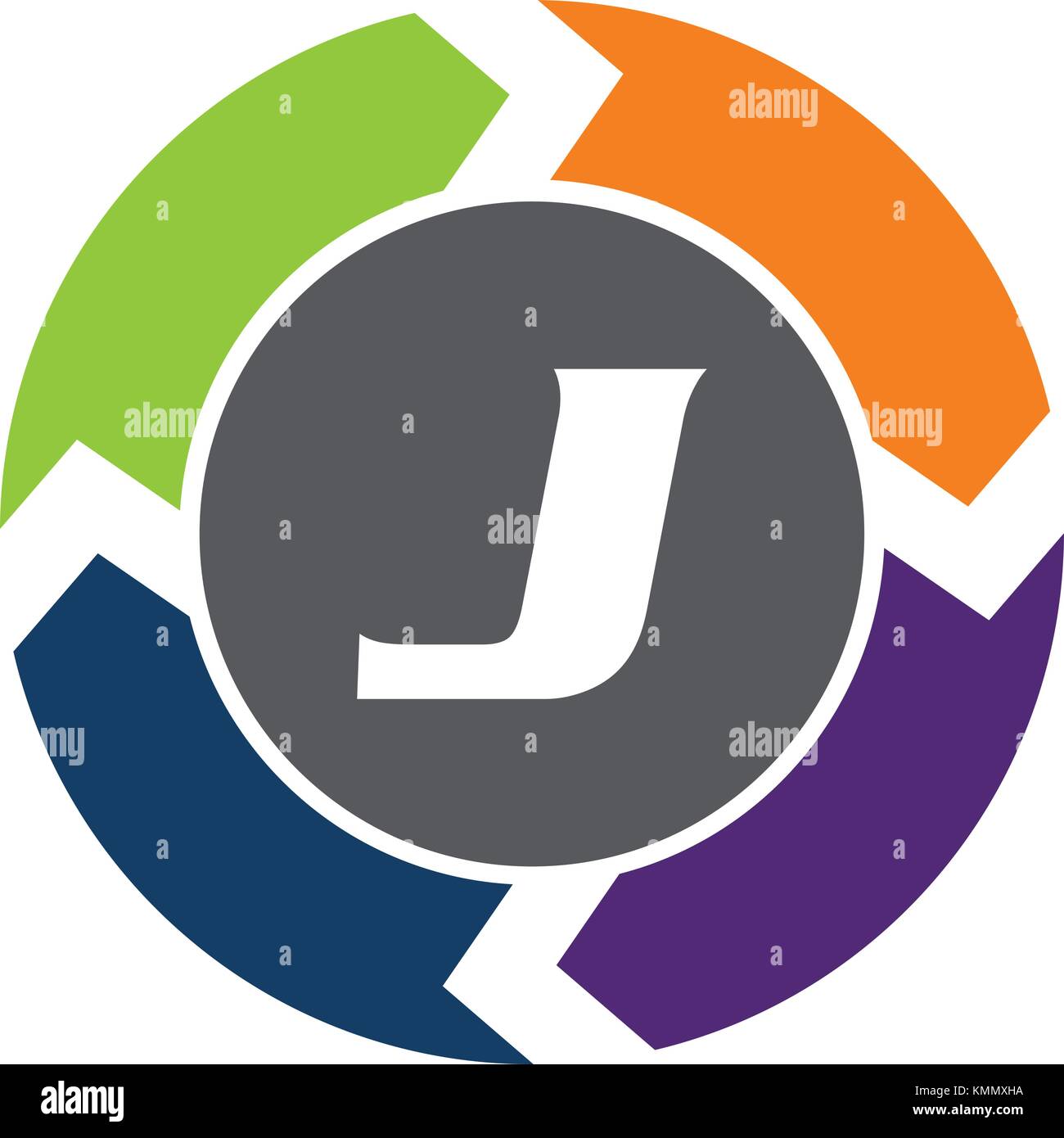 Process Planner Center Letter J Stock Vector Image & Art - Alamy