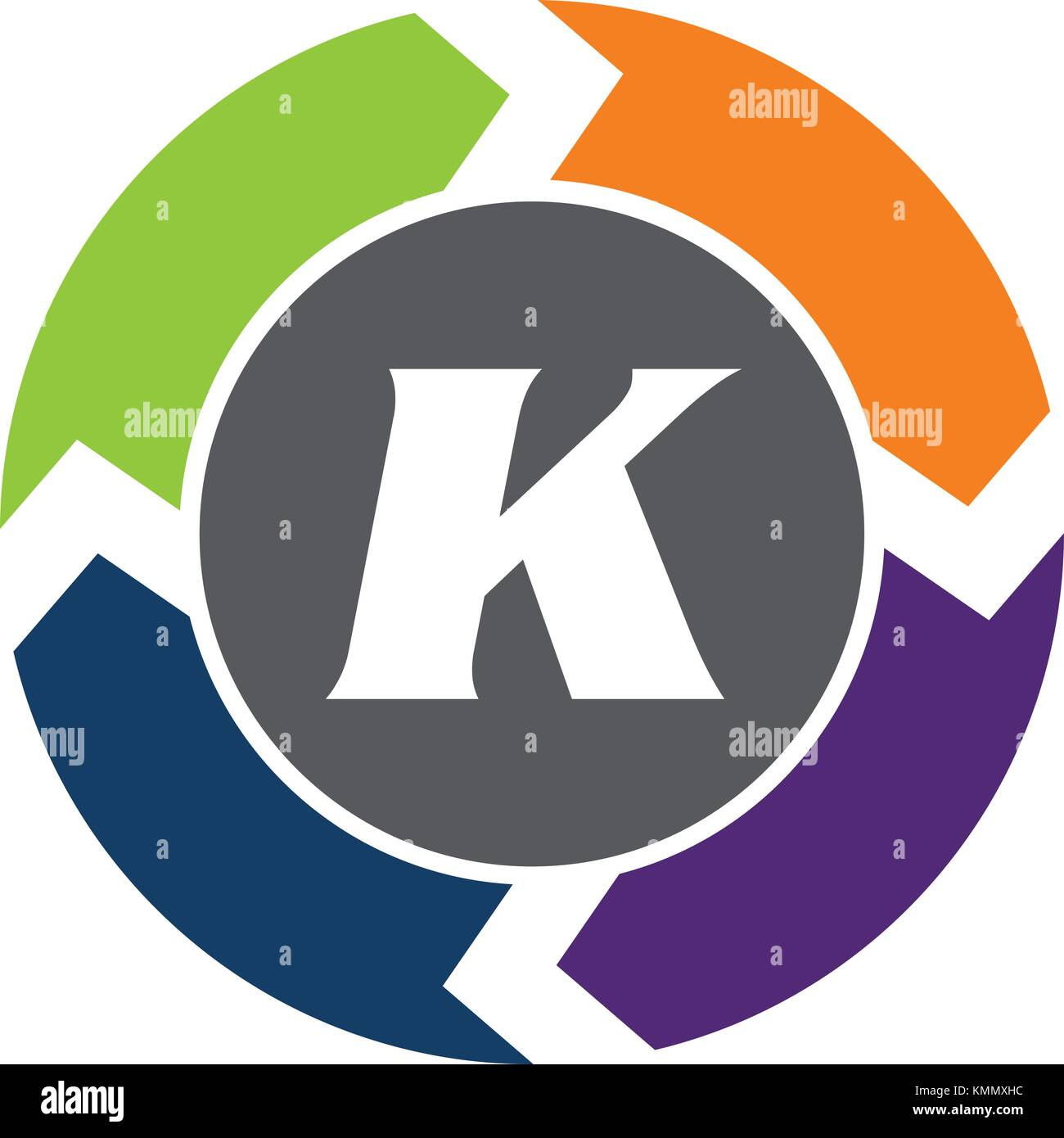 K center Stock Vector Images - Alamy
