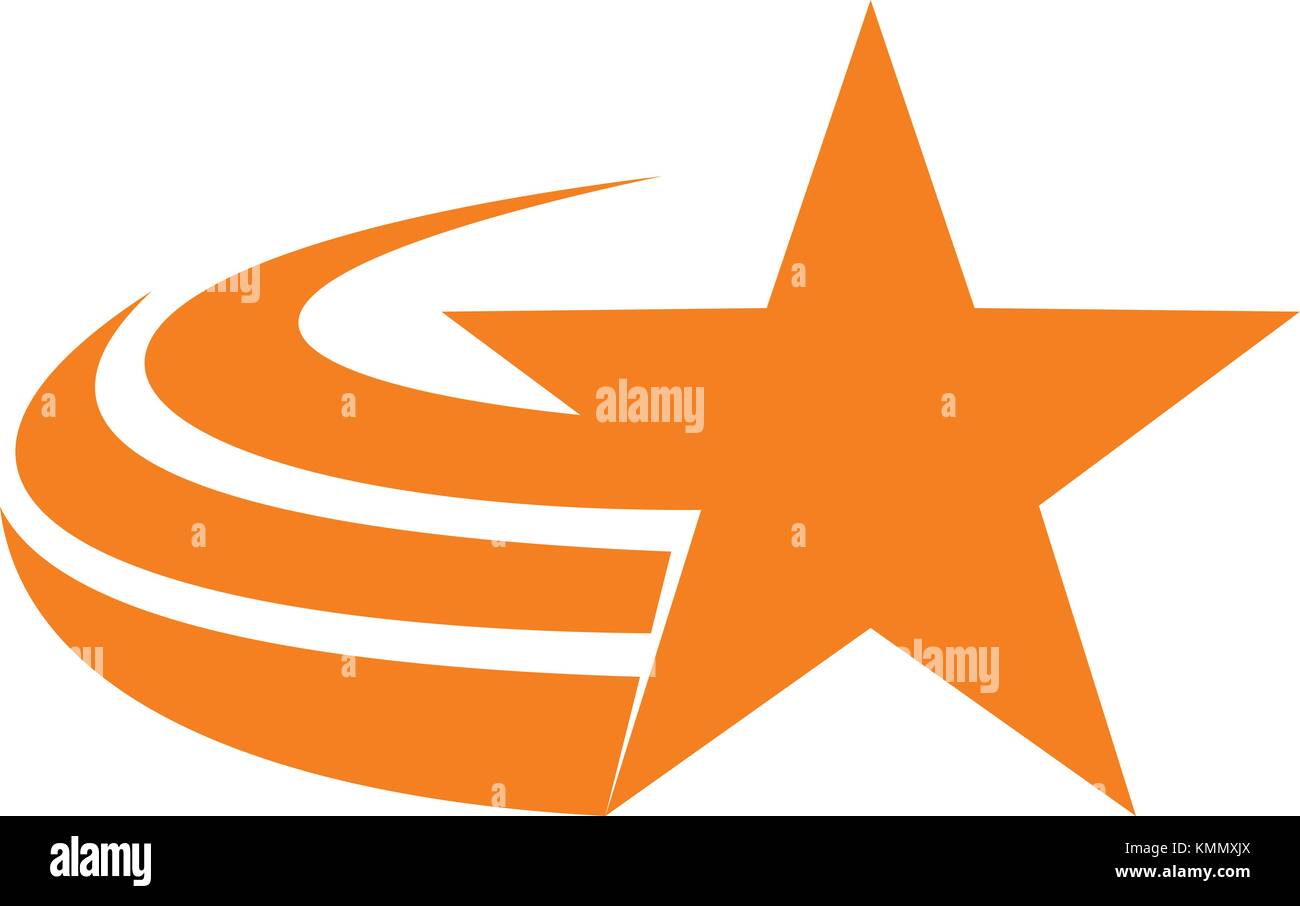 Business Star Swoosh Stock Vector Image & Art - Alamy