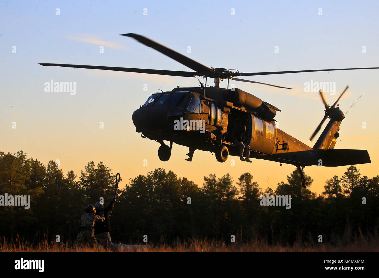 A U.S. Army UH-60 Black Hawk from the 1-150 Assault Helicopter ...