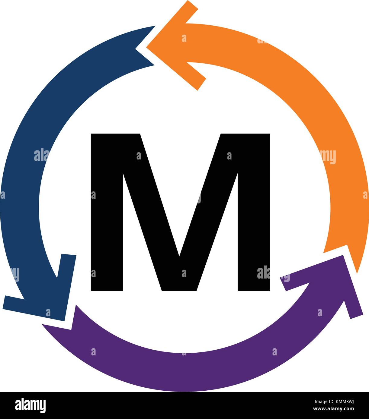 Management Process Letter M Stock Vector Image & Art - Alamy