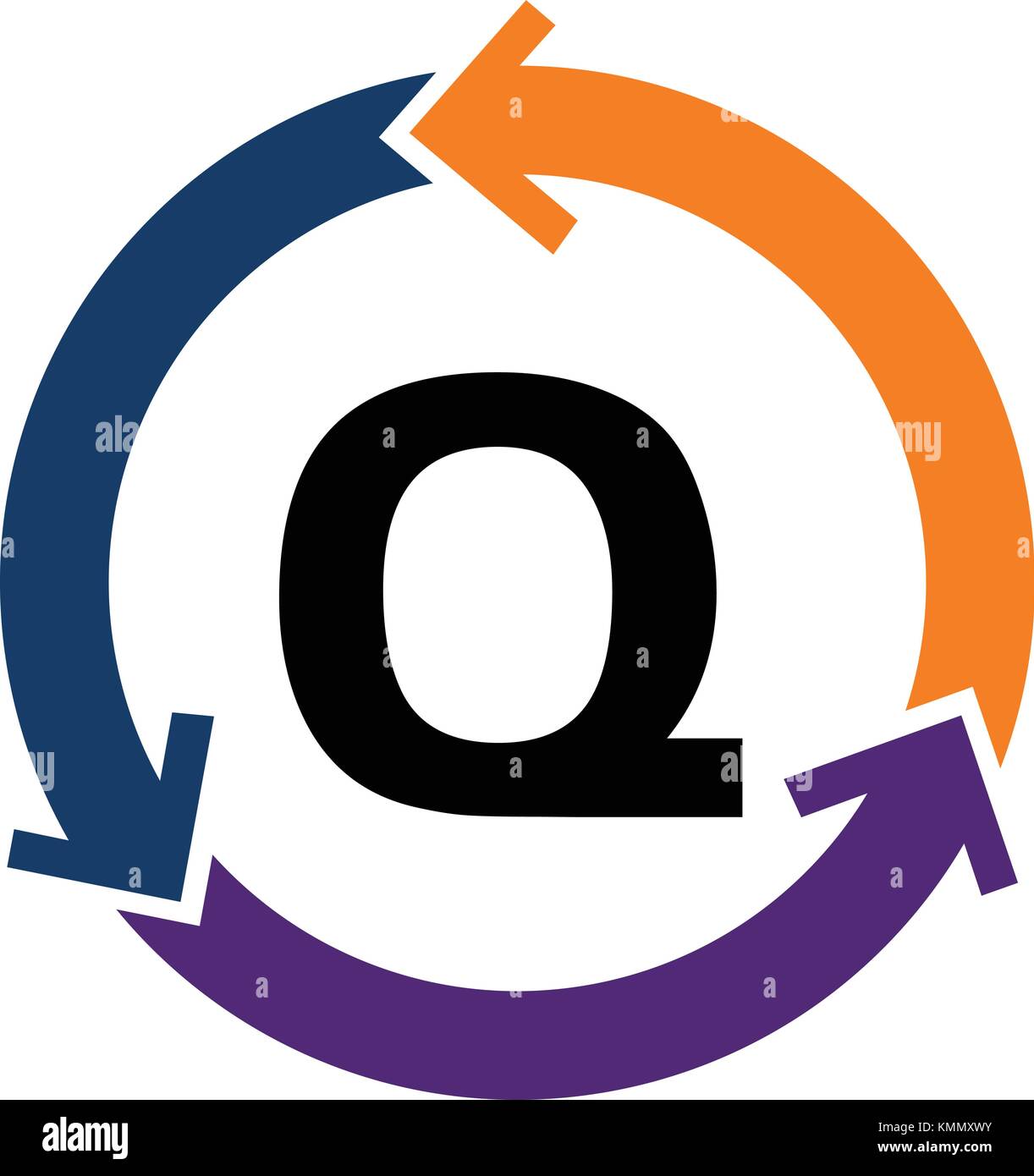 Management Process Letter Q Stock Vector Image & Art - Alamy