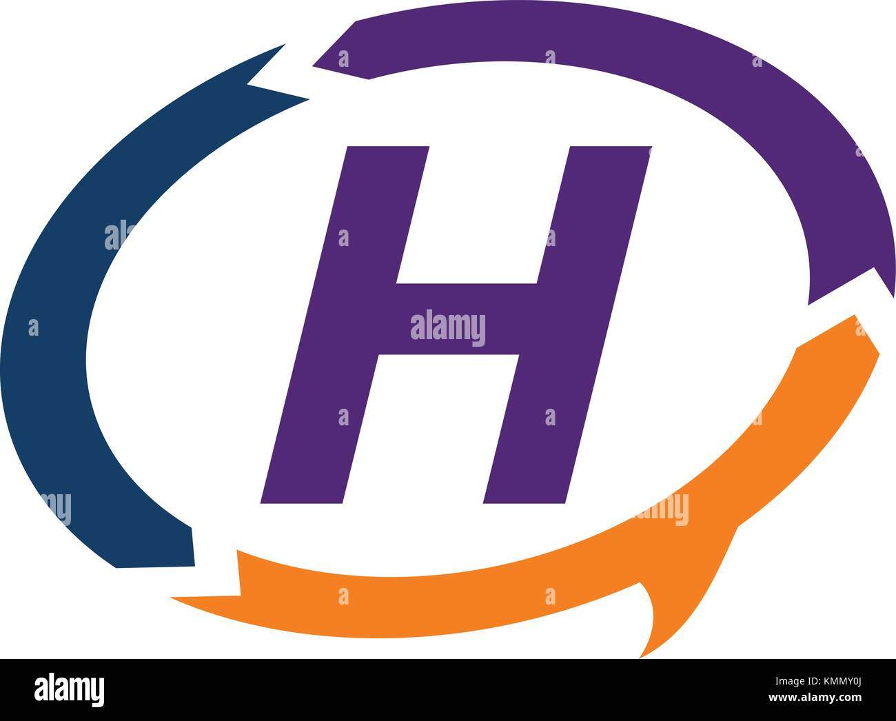 Smart Solution Letter H Stock Vector Image & Art - Alamy