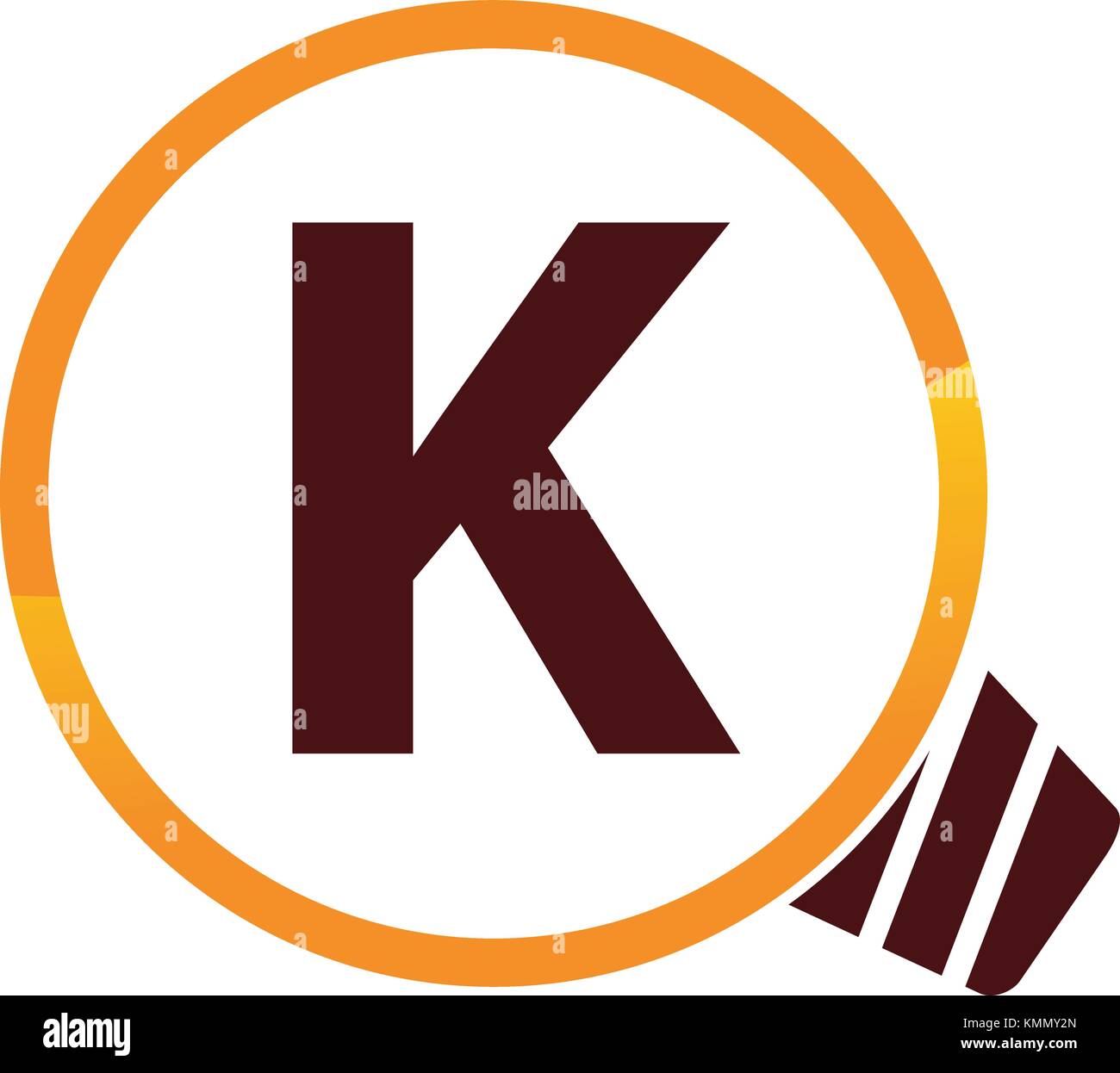 Smart Solution Letter K Stock Vector Image & Art - Alamy