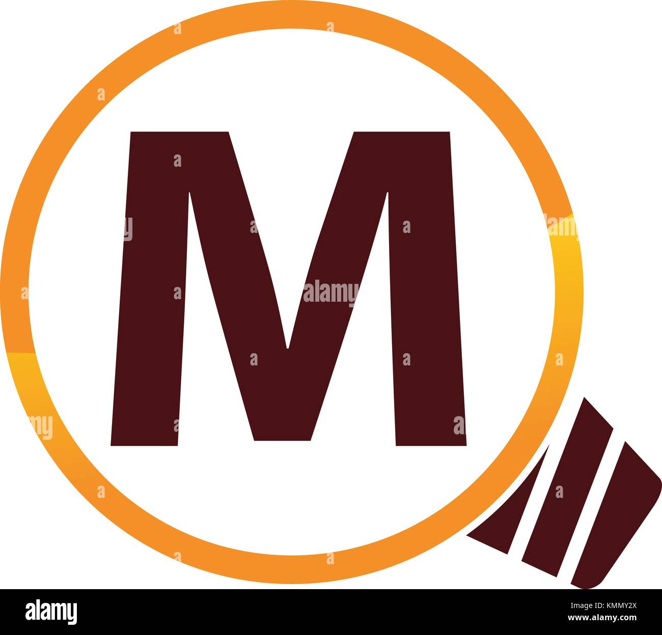 Smart Solution Letter M Stock Vector Image & Art - Alamy