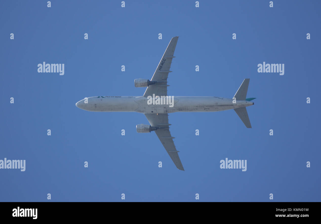 CHIANG MAI, THAILAND -DECEMBER 1 2017: HS-RCC of RSU Airline, Airbus ...