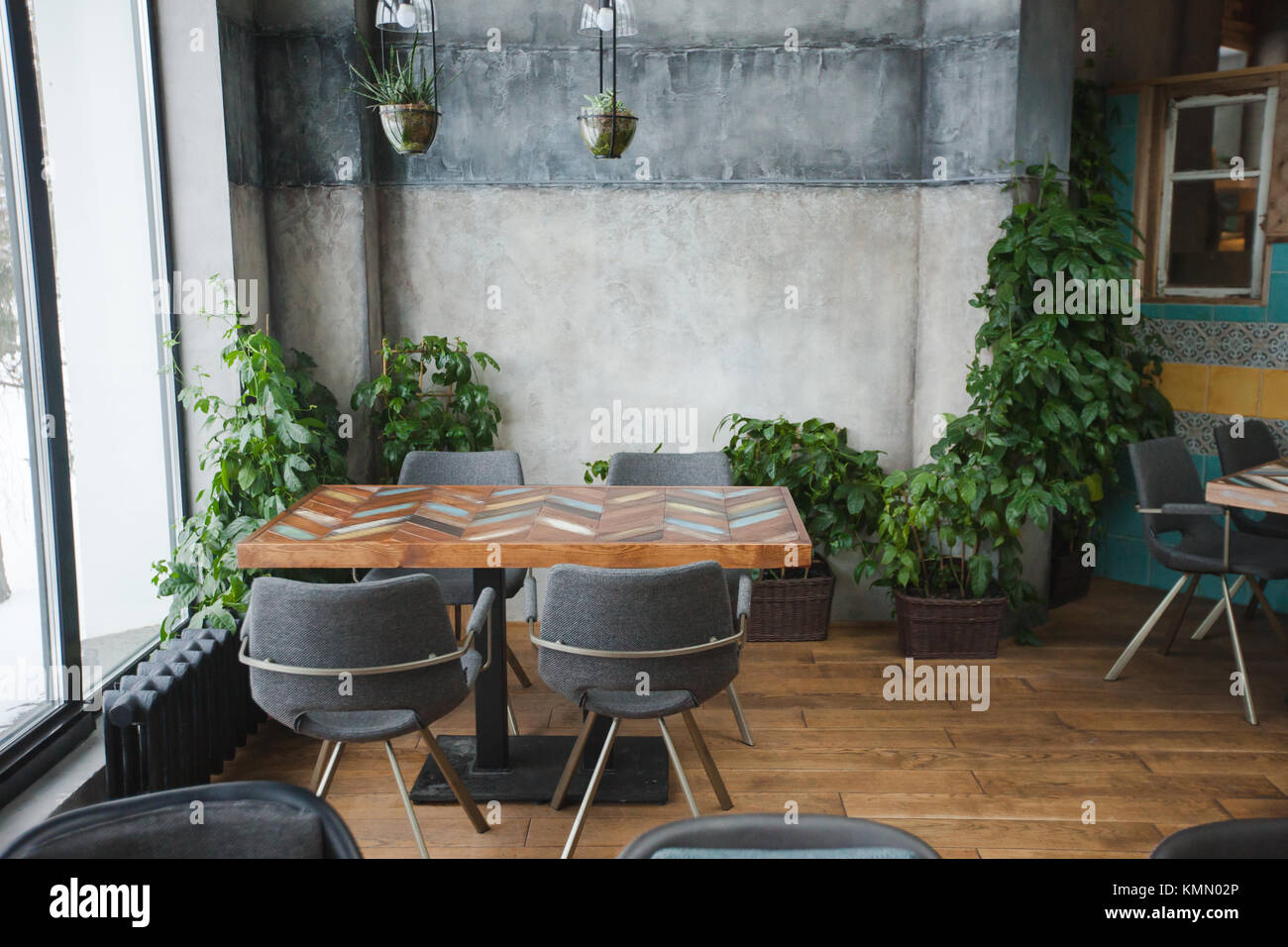 Cafe interior design hi-res stock photography and images - Alamy