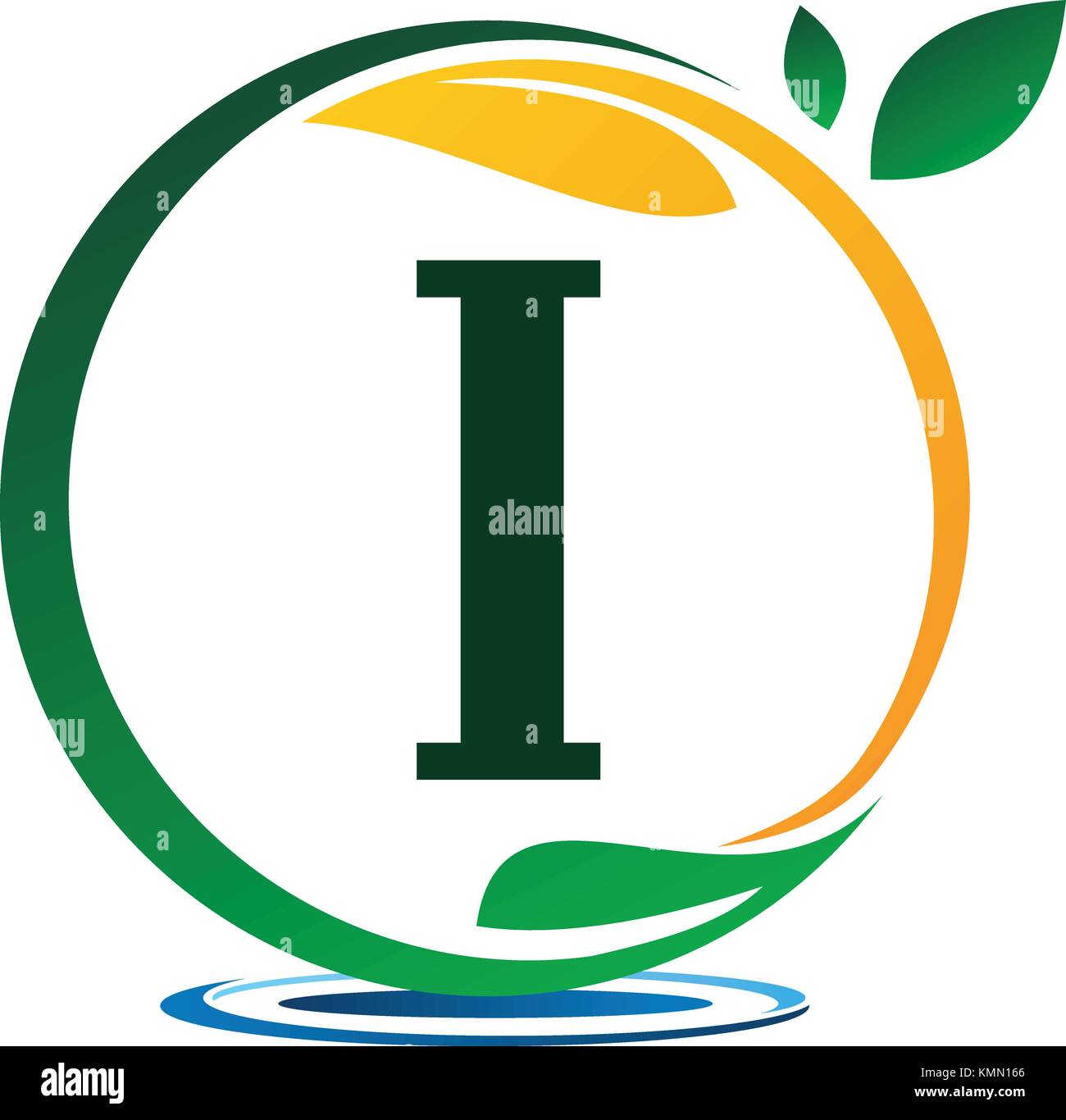 Green Project Solution Letter I Stock Vector Image & Art - Alamy