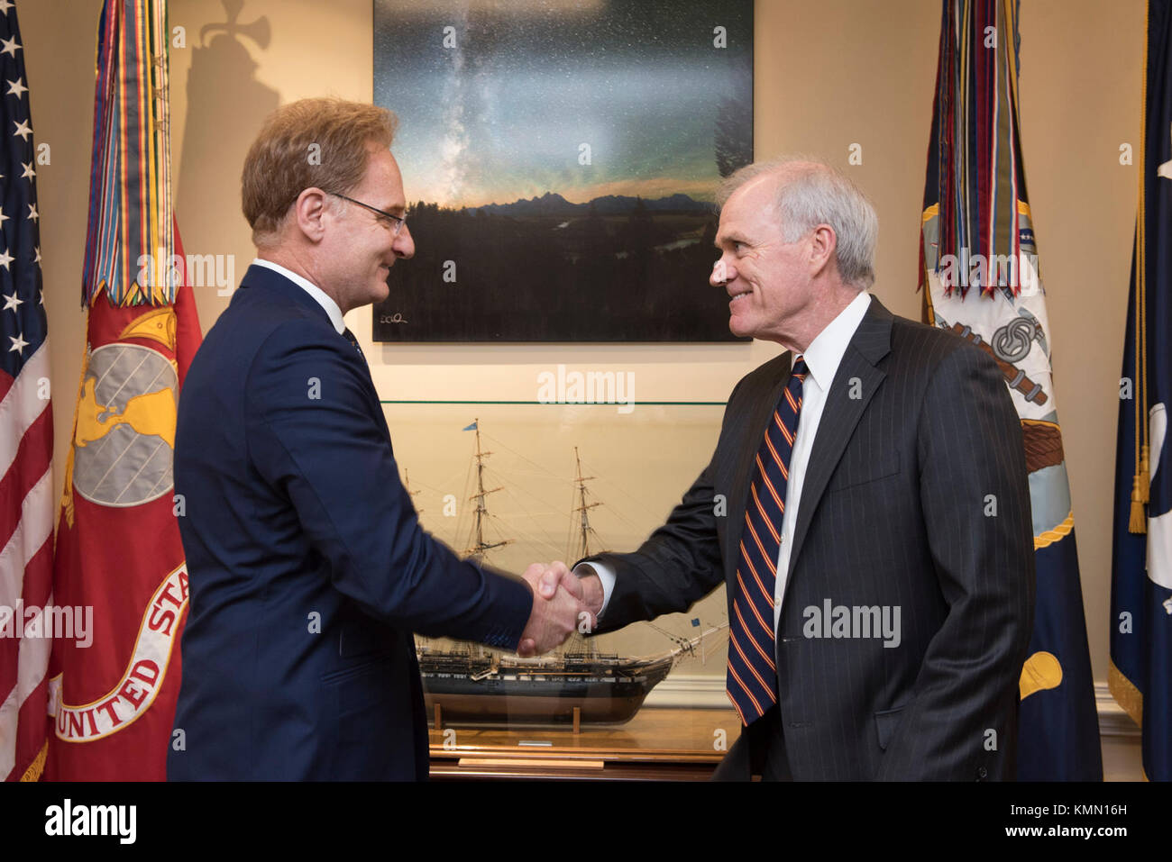 WASHINGTON (Dec. 4, 2017) Secretary of the Navy Richard V. Spencer ...