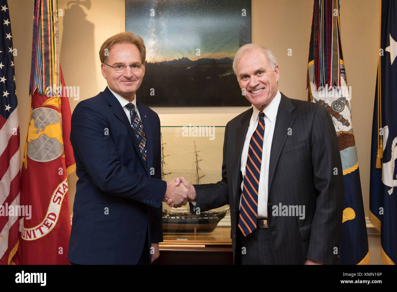 WASHINGTON (Dec. 4, 2017) Secretary of the Navy Richard V. Spencer ...