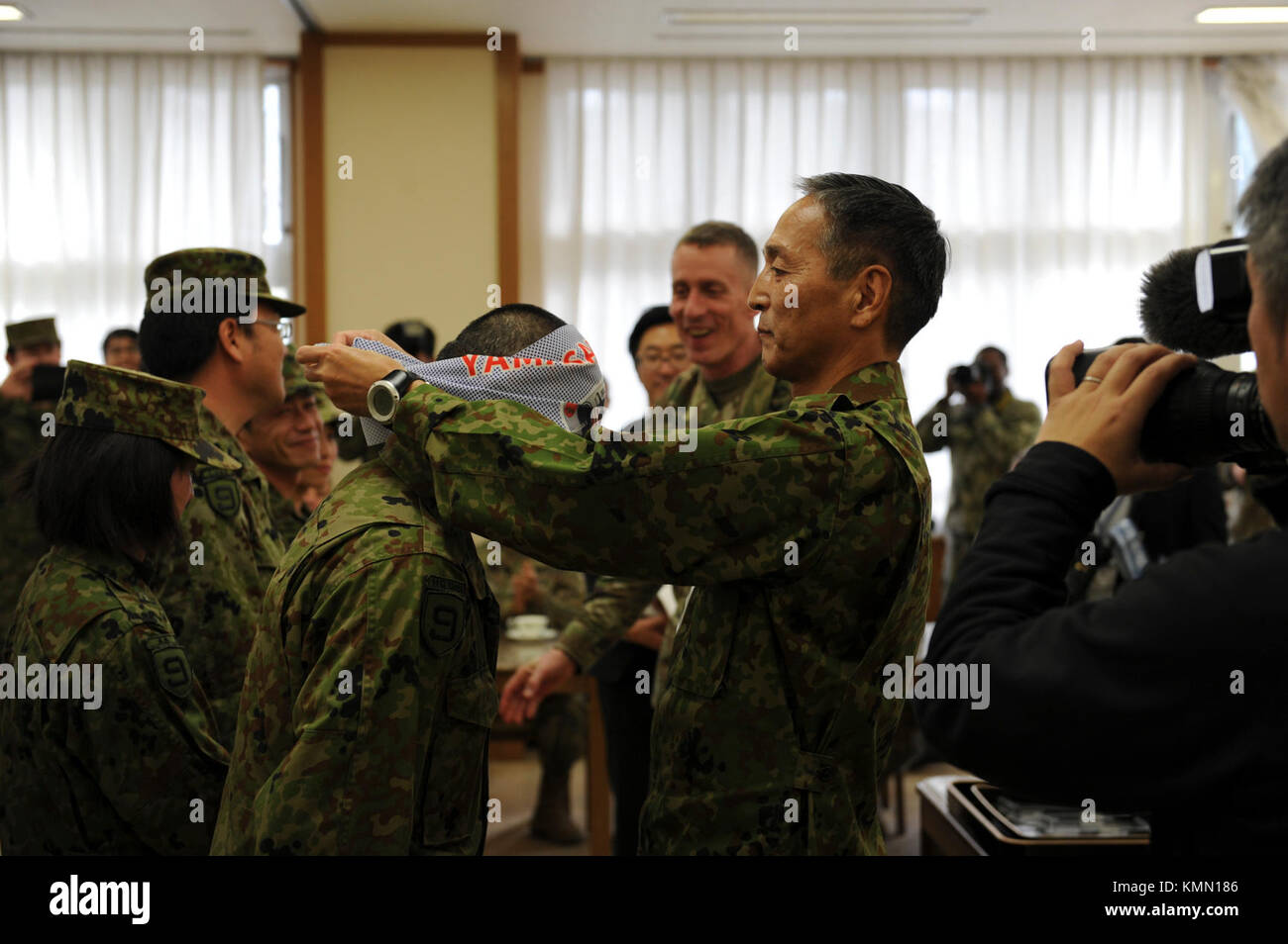 CAMP SENDAI Japan – Lt. Gen. Tetsurō Yamanoue, commander of the 8th Division Japan Ground Self ...
