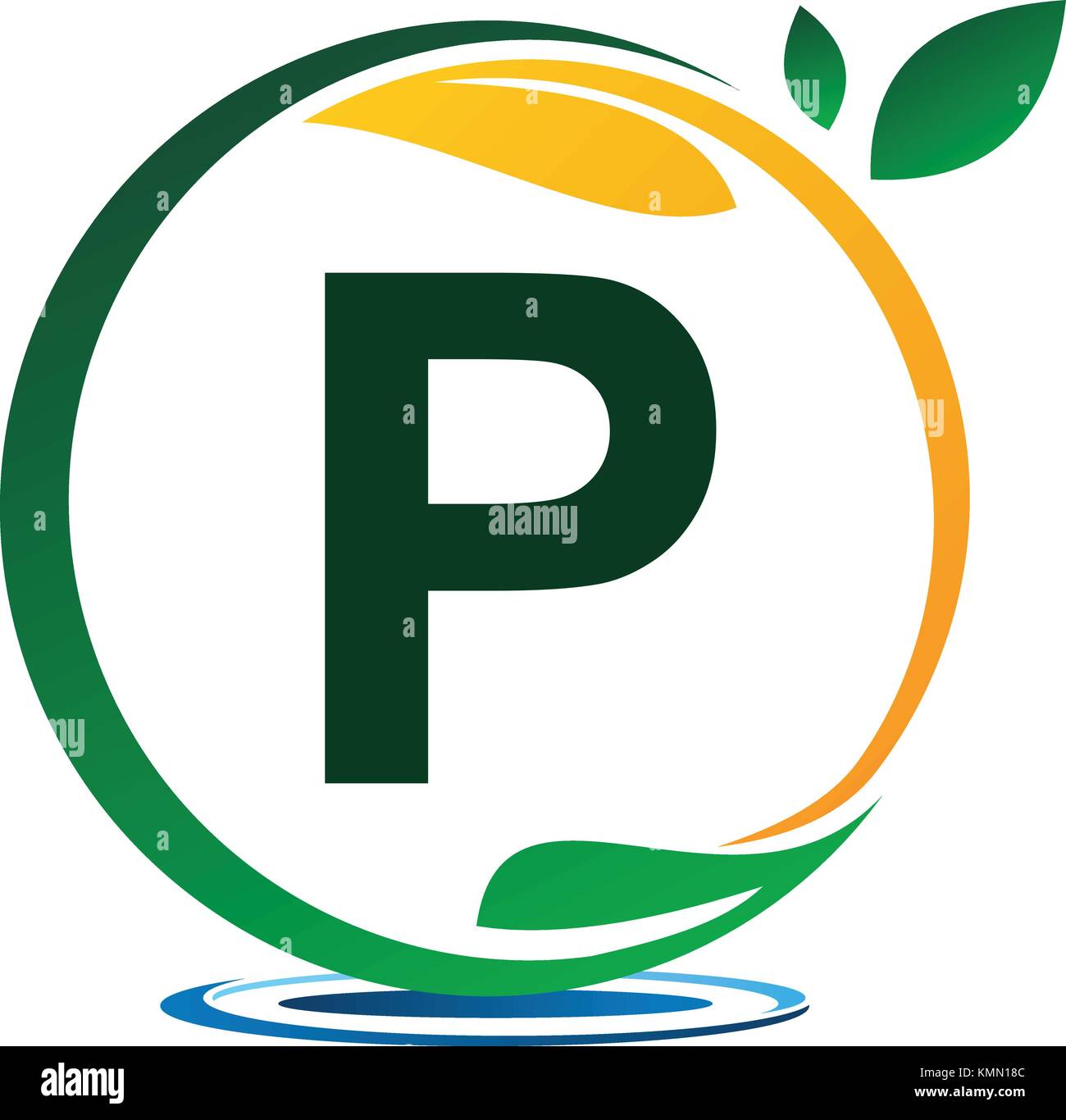 Green Project Solution Letter P Stock Vector Image & Art - Alamy