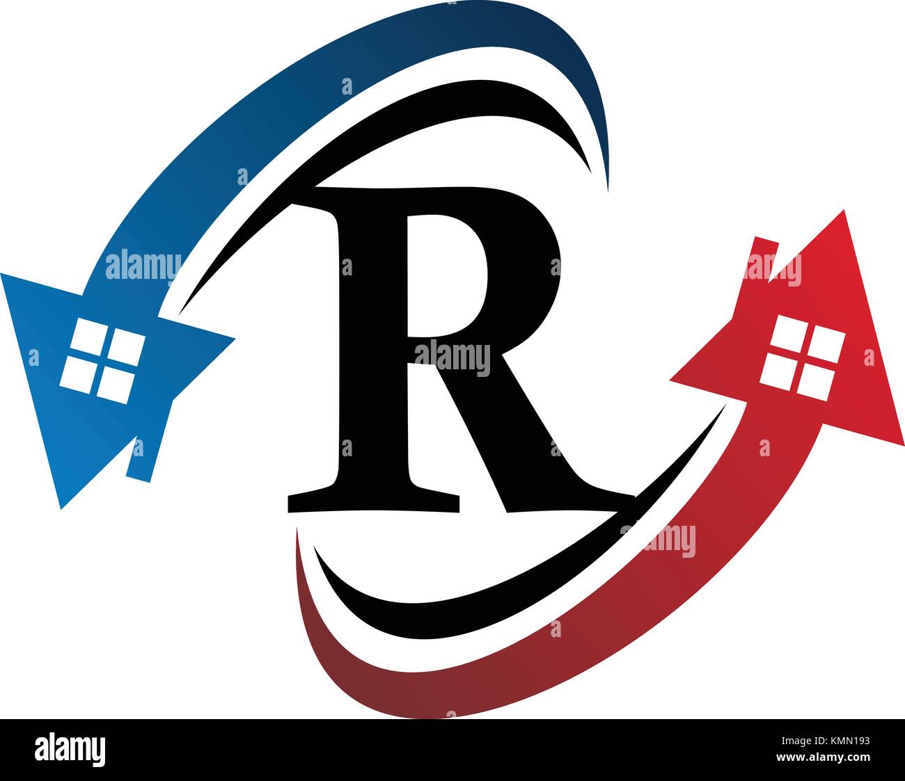 Real Estate Letter R Stock Vector Image & Art - Alamy