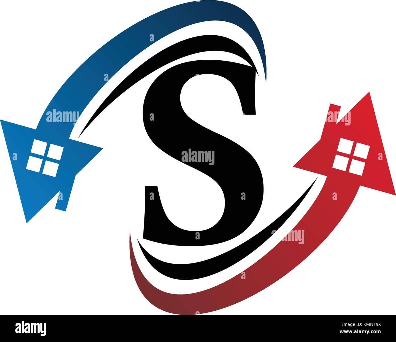 Real Estate Letter S Stock Vector Image & Art - Alamy