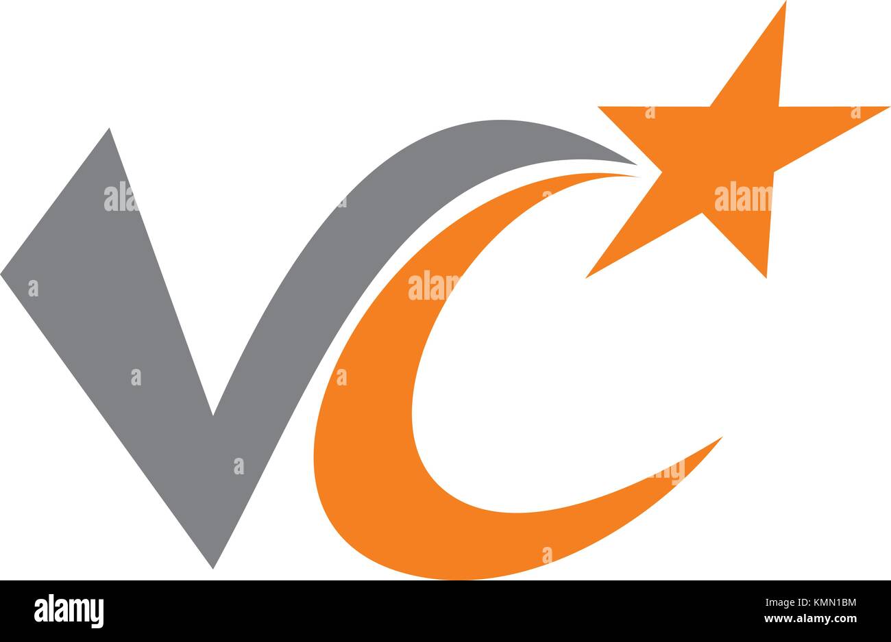 Modern Solution Letter V C Stock Vector Image & Art - Alamy