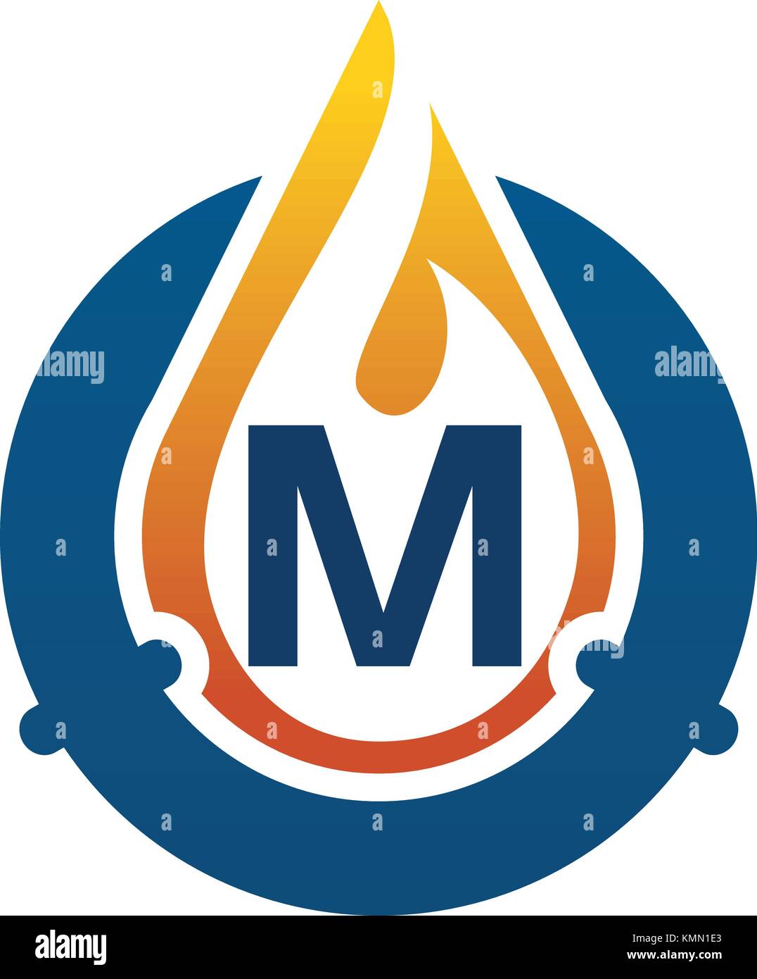 Oil Water Gas Pipe Solutions Letter M Stock Vector Image & Art - Alamy