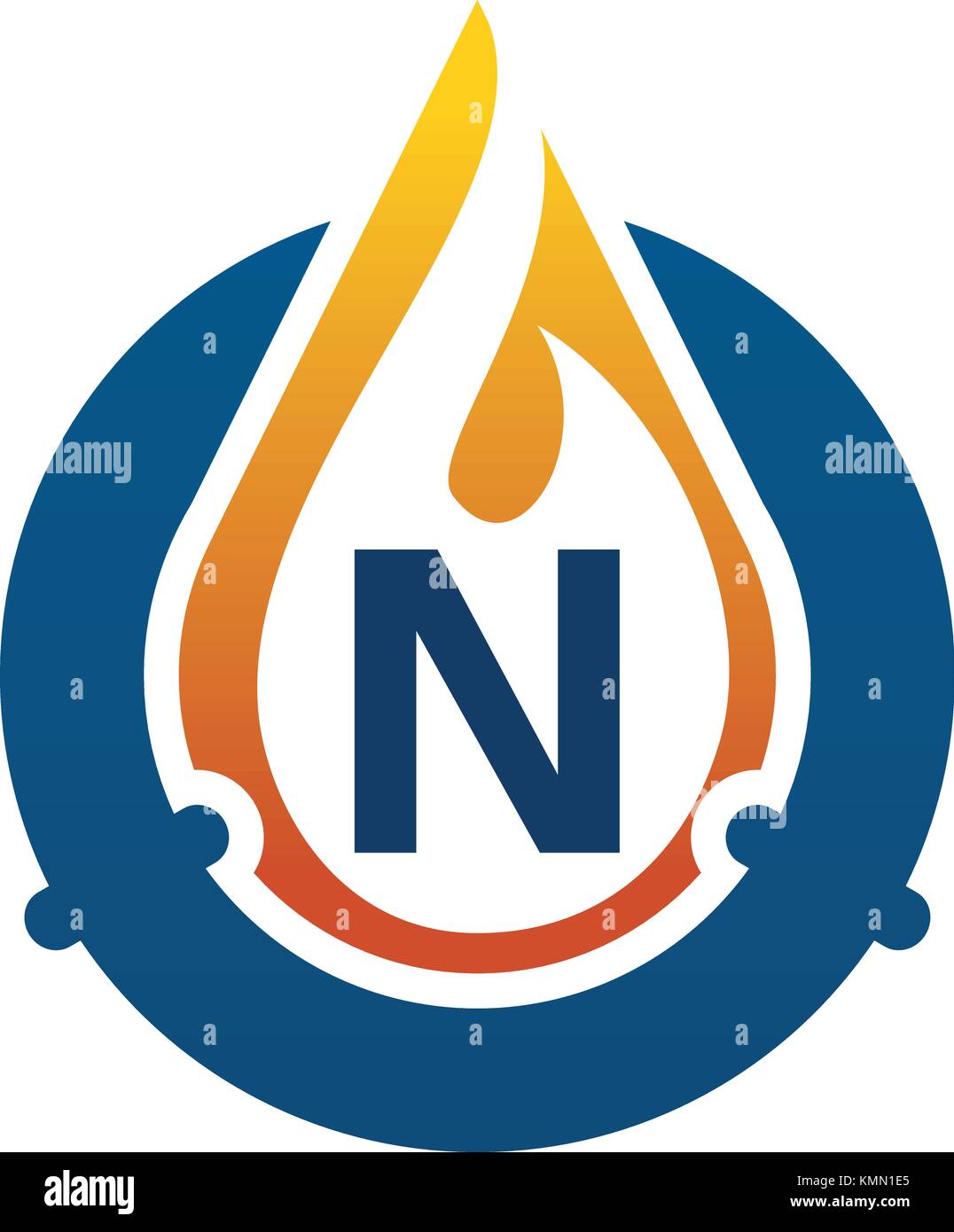 Oil Water Gas Pipe Solutions Letter N Stock Vector Image & Art - Alamy