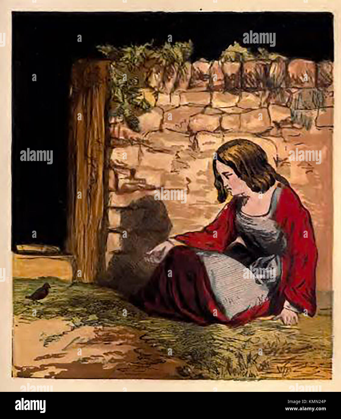 Victorian pastimes (from a coloured children's picture book. - Girl ...