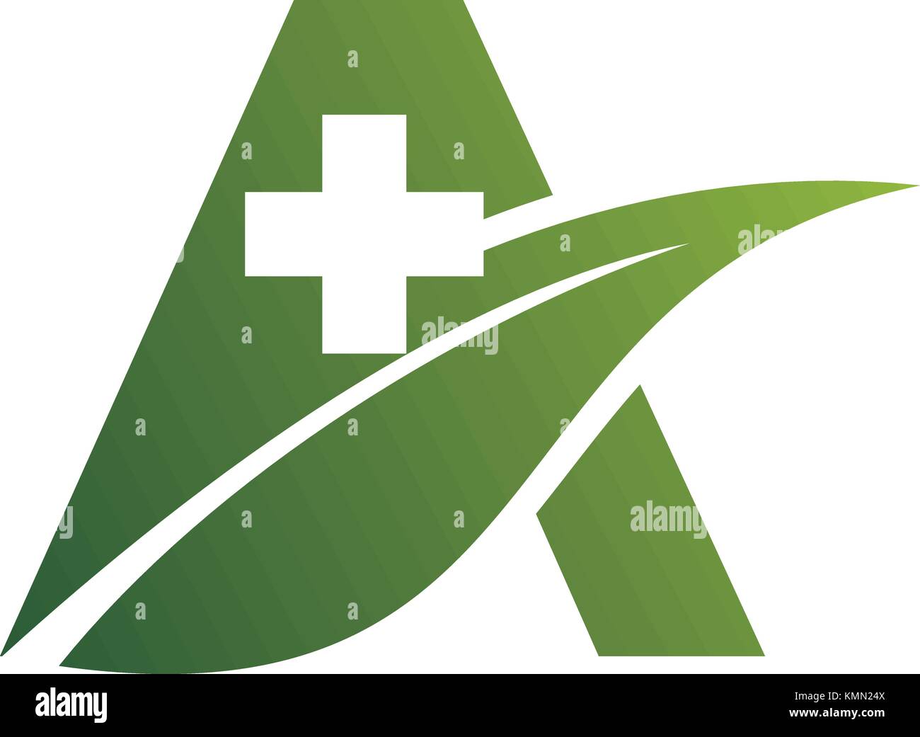 Letter A Leaf Stock Vector Image & Art - Alamy