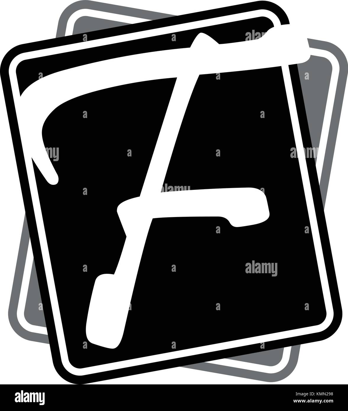 Letter F Modern Solution Stock Vector Image & Art - Alamy