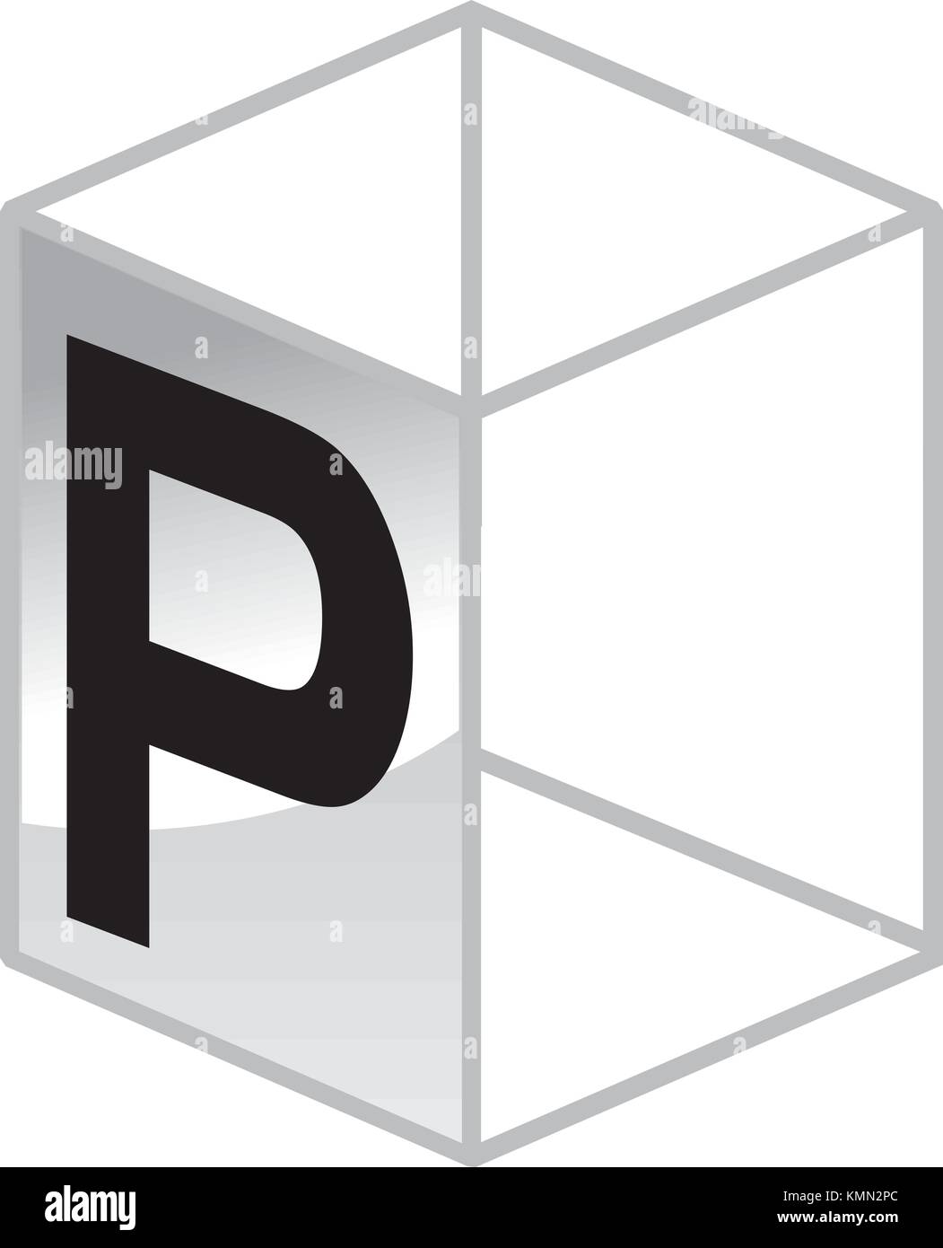 Modern Solution Letter P Stock Vector Image & Art - Alamy