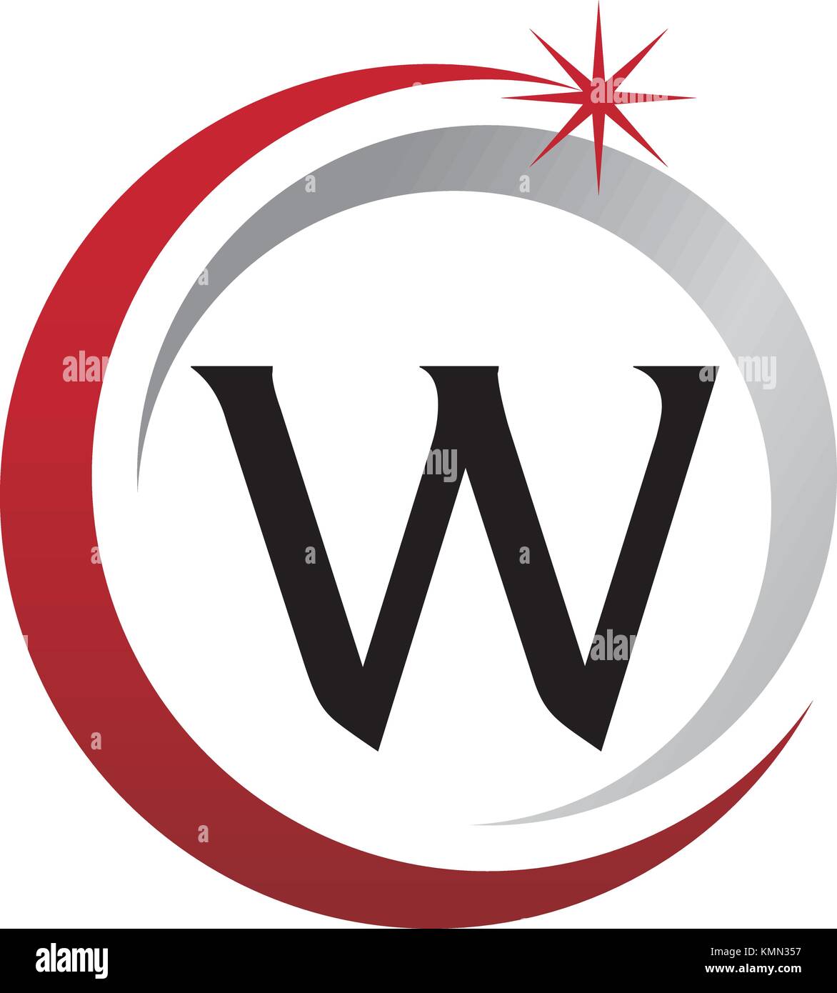 Modern Solutions Letter W Stock Vector Image & Art - Alamy