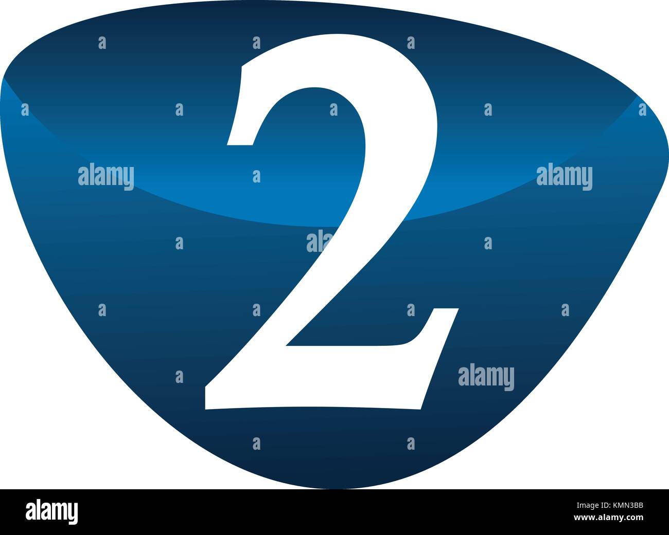 Modern Number 2 Stock Vector Image & Art - Alamy