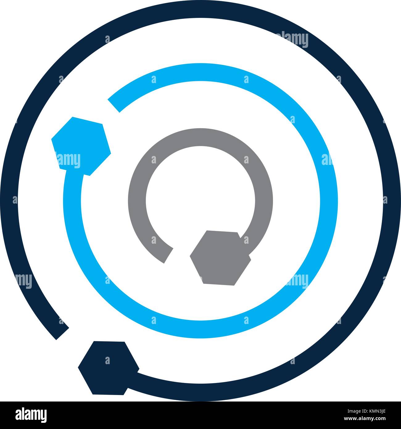 Chain Connection Technology Stock Vector Image & Art - Alamy