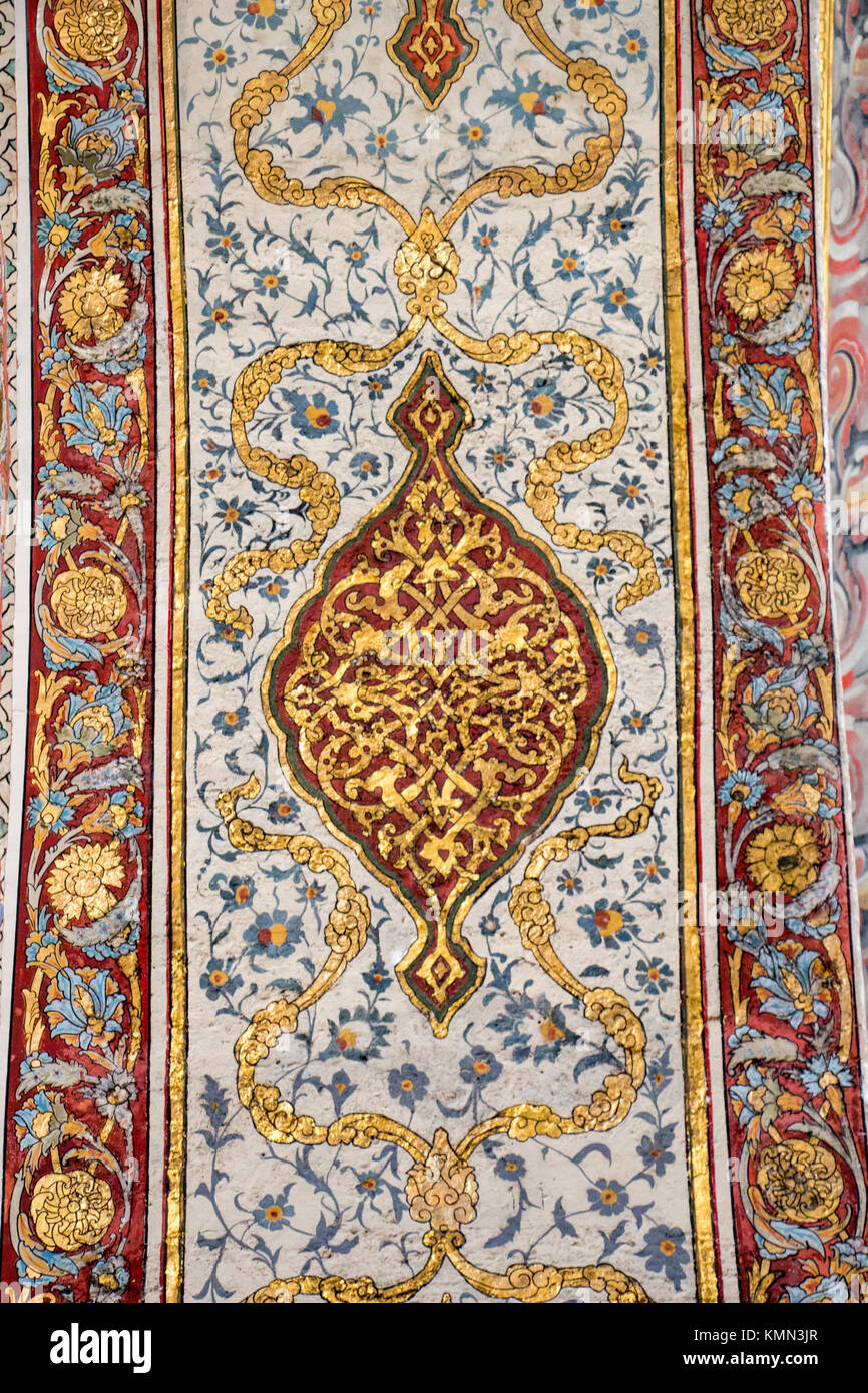 Floral art pattern example of the Ottoman time Stock Photo - Alamy