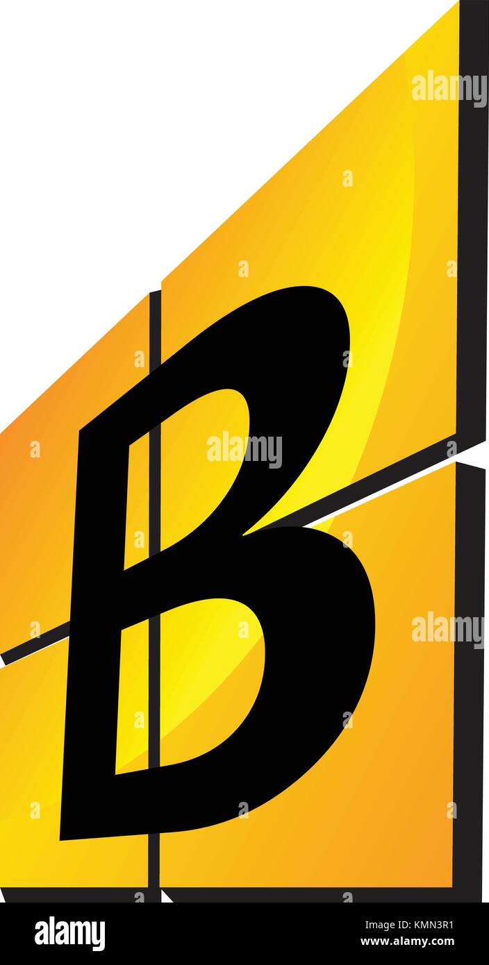 Modern Logo Solution Letter B Stock Vector Image & Art - Alamy