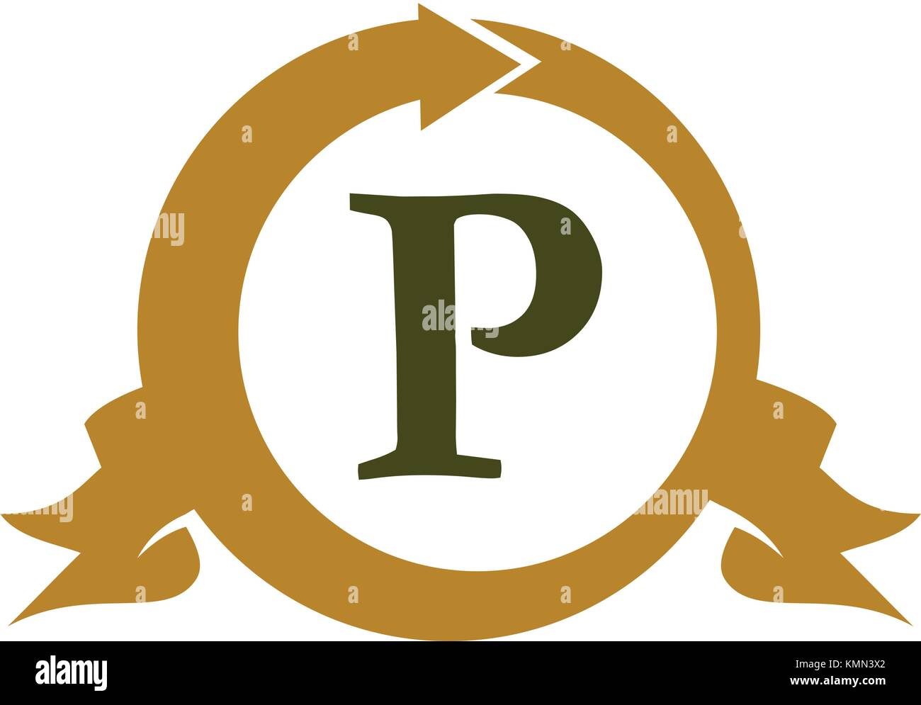 Modern Logo Solution Letter P Stock Vector Image & Art - Alamy