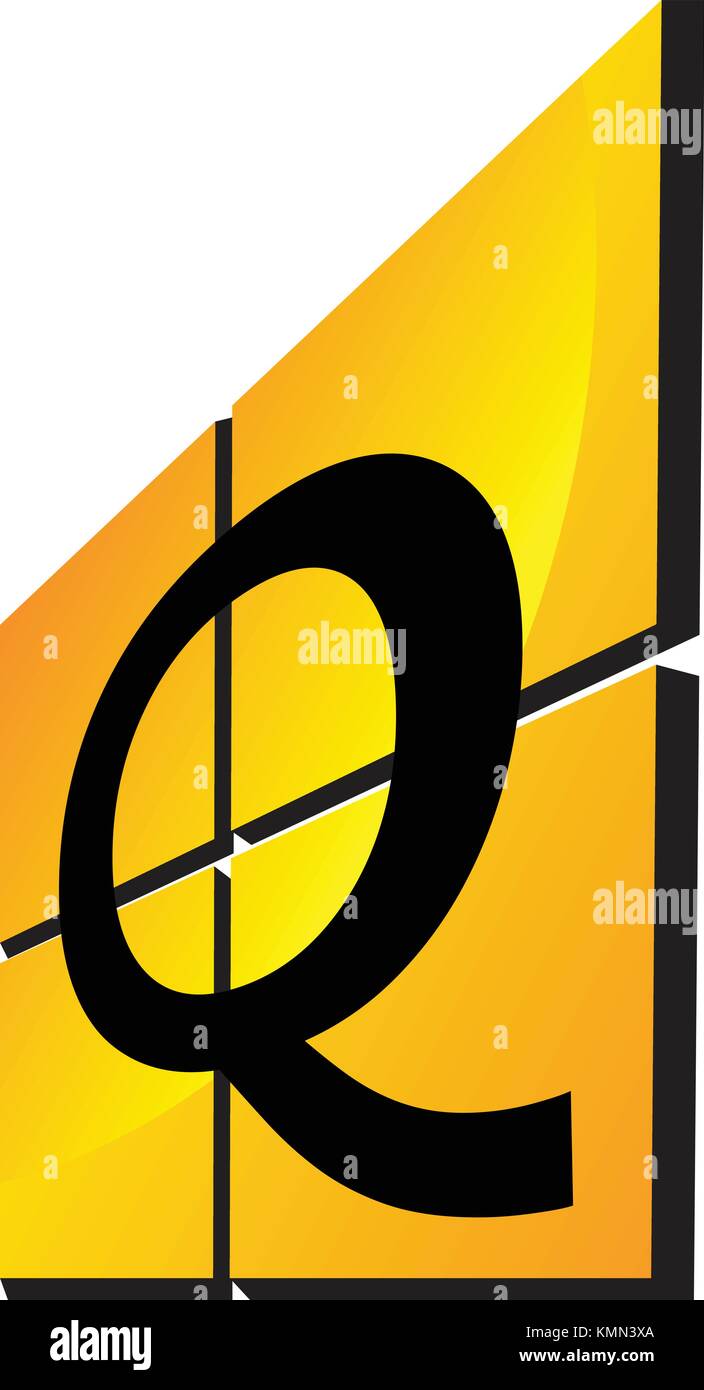 Modern Logo Solution Letter Q Stock Vector Image & Art - Alamy