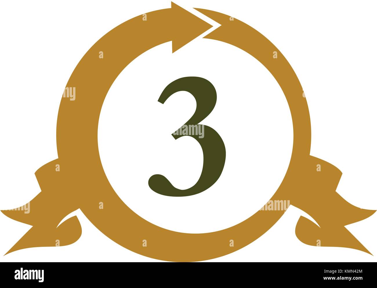 Modern Number 3 Stock Vector Image & Art - Alamy