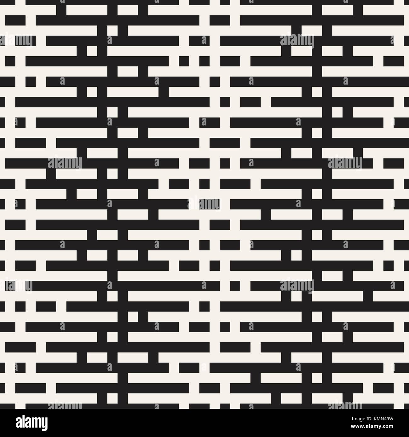 Irregular Tangled Shapes. Abstract Geometric Background Design. Vector Seamless Black and White ...