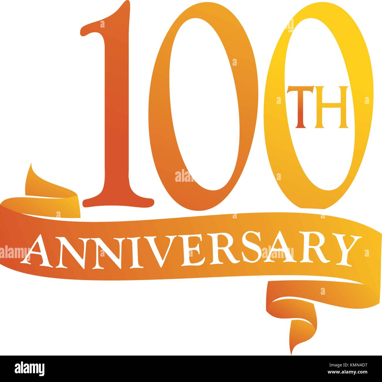 100 Year Ribbon Anniversary Stock Vector Image & Art - Alamy