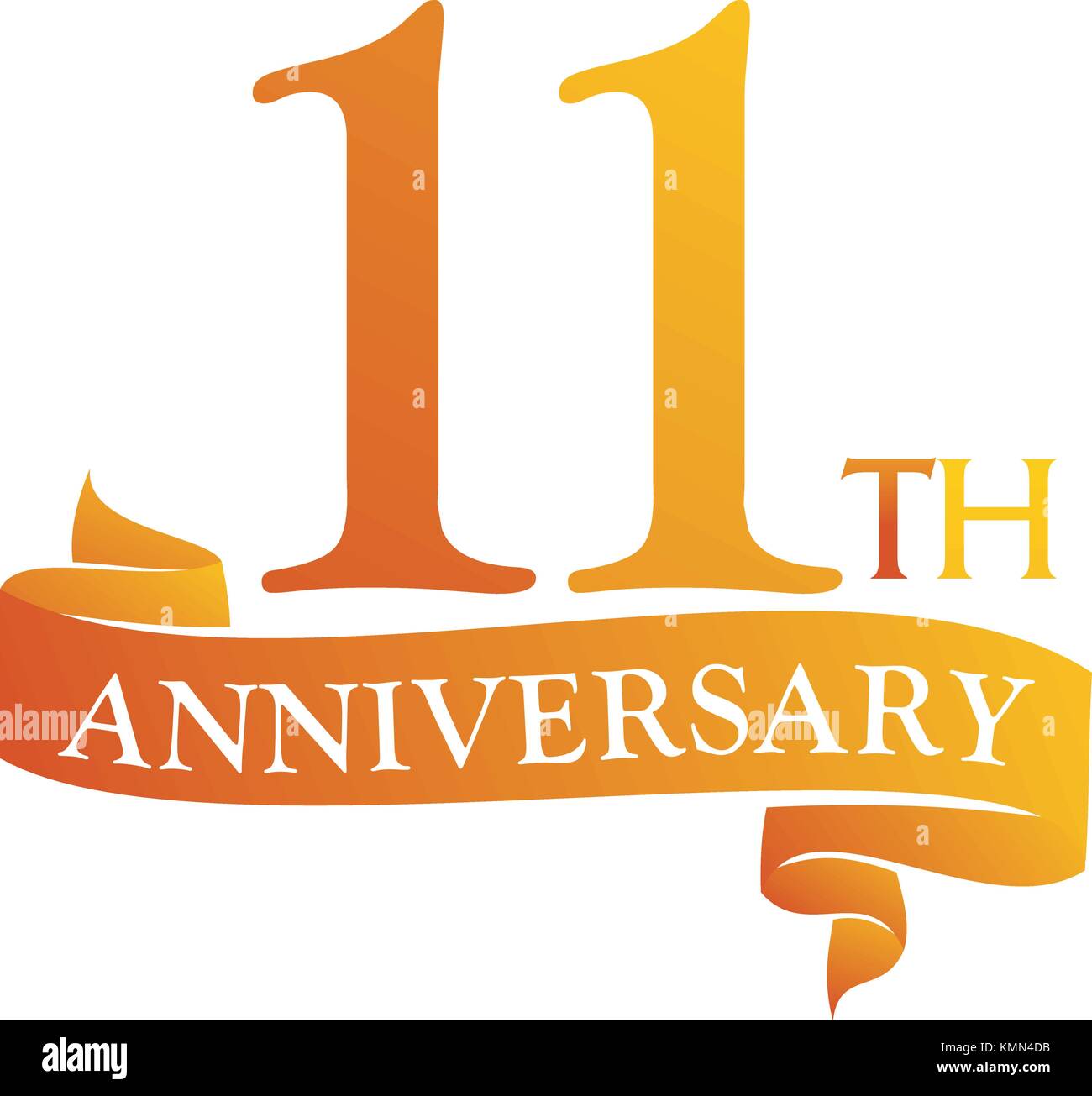 Number icon logo eleven sign hi-res stock photography and images - Alamy