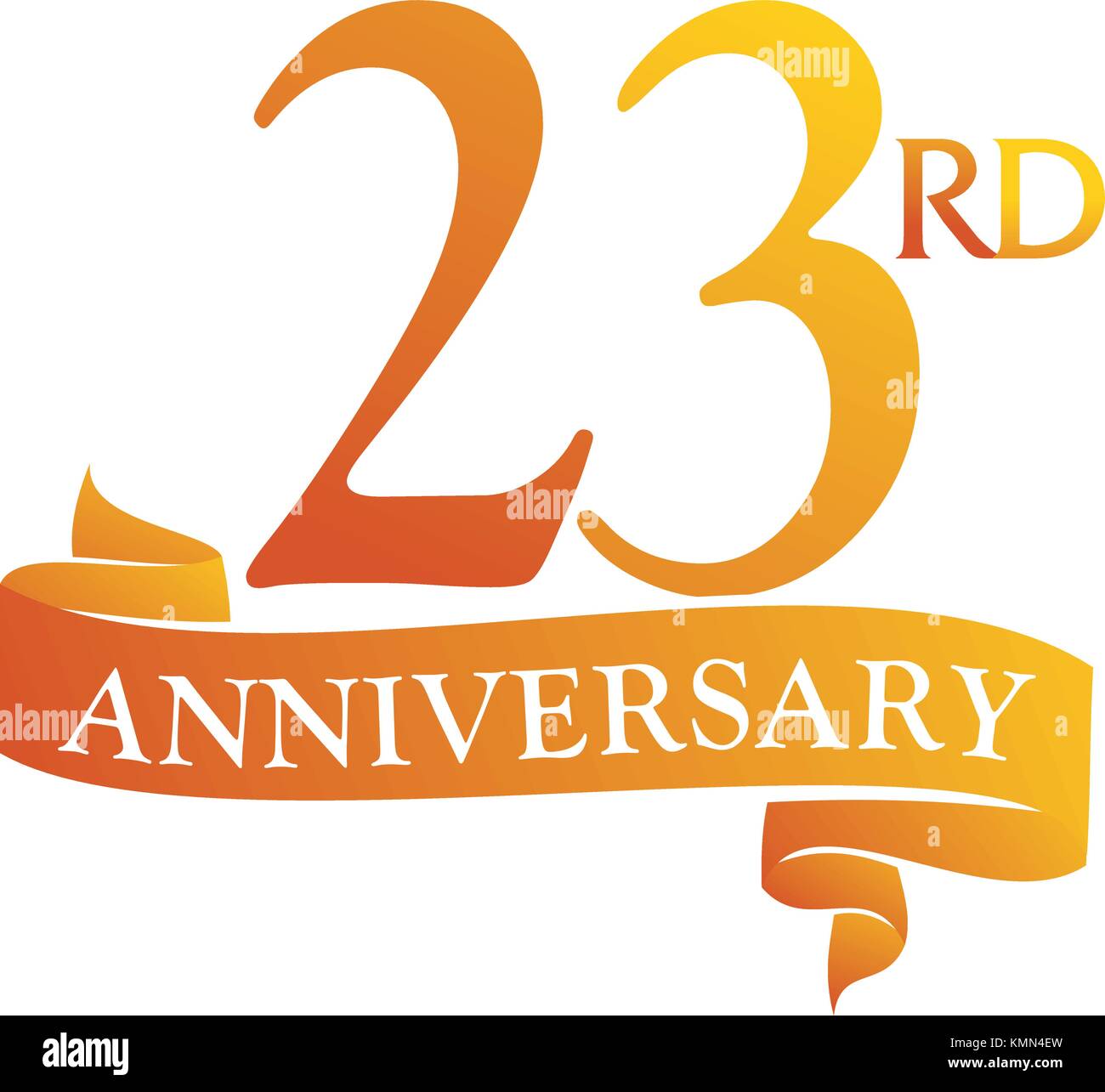 23 years birthday logo hi-res stock photography and images - Alamy