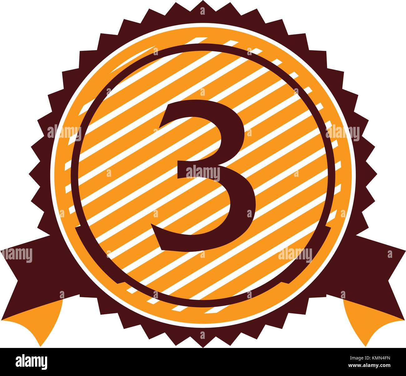 Modern Number 3 Stock Vector Image & Art - Alamy