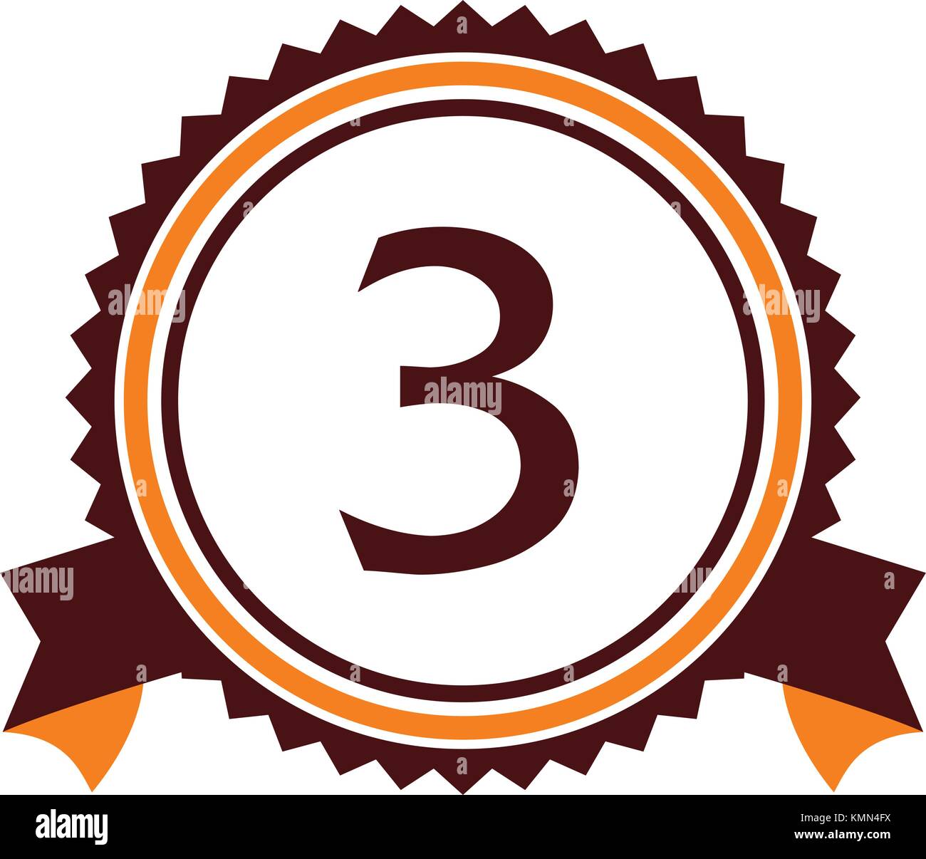 Modern Number 3 Stock Vector Image & Art - Alamy