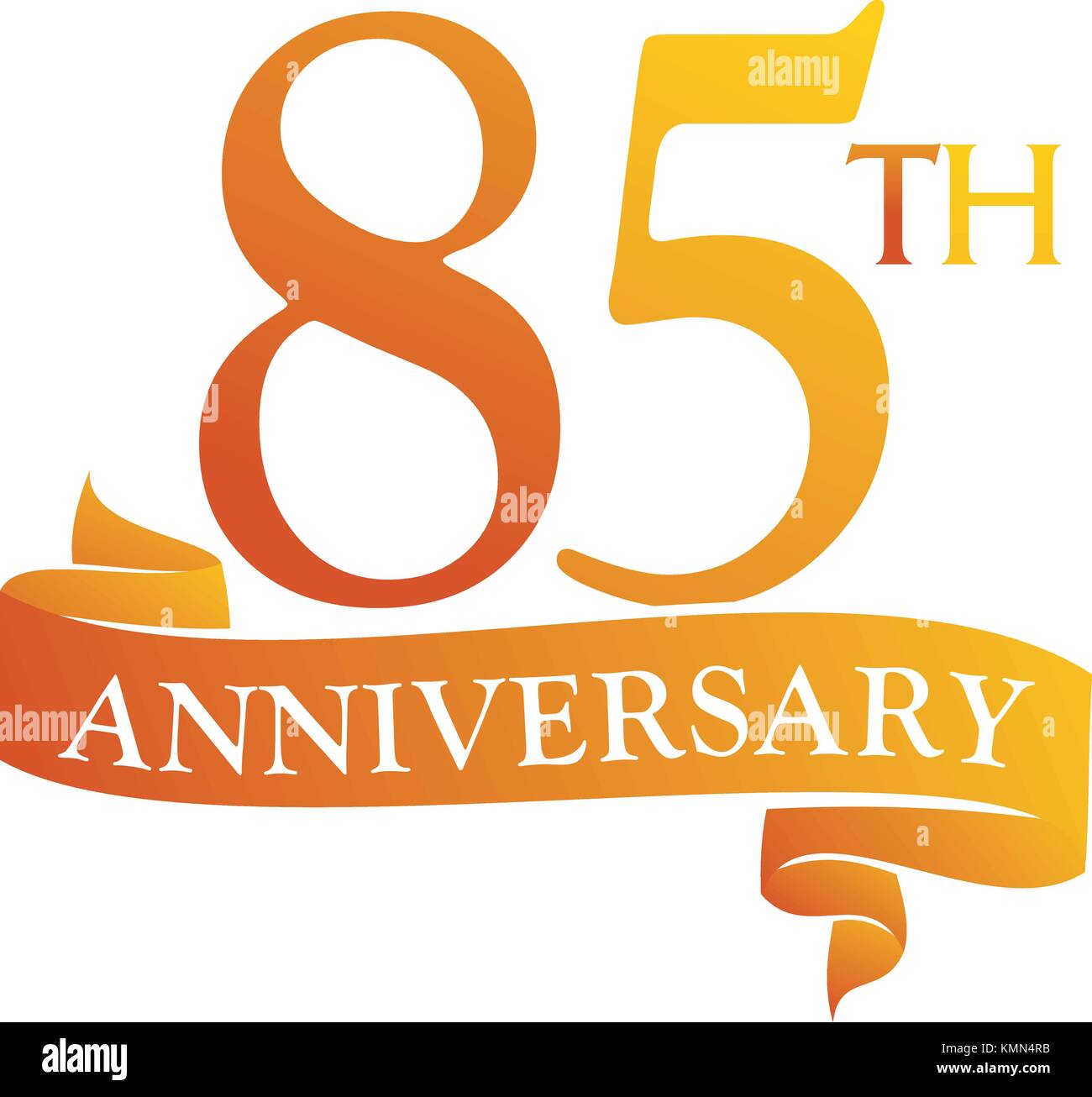 85 Year Ribbon Anniversary Stock Vector Image & Art - Alamy