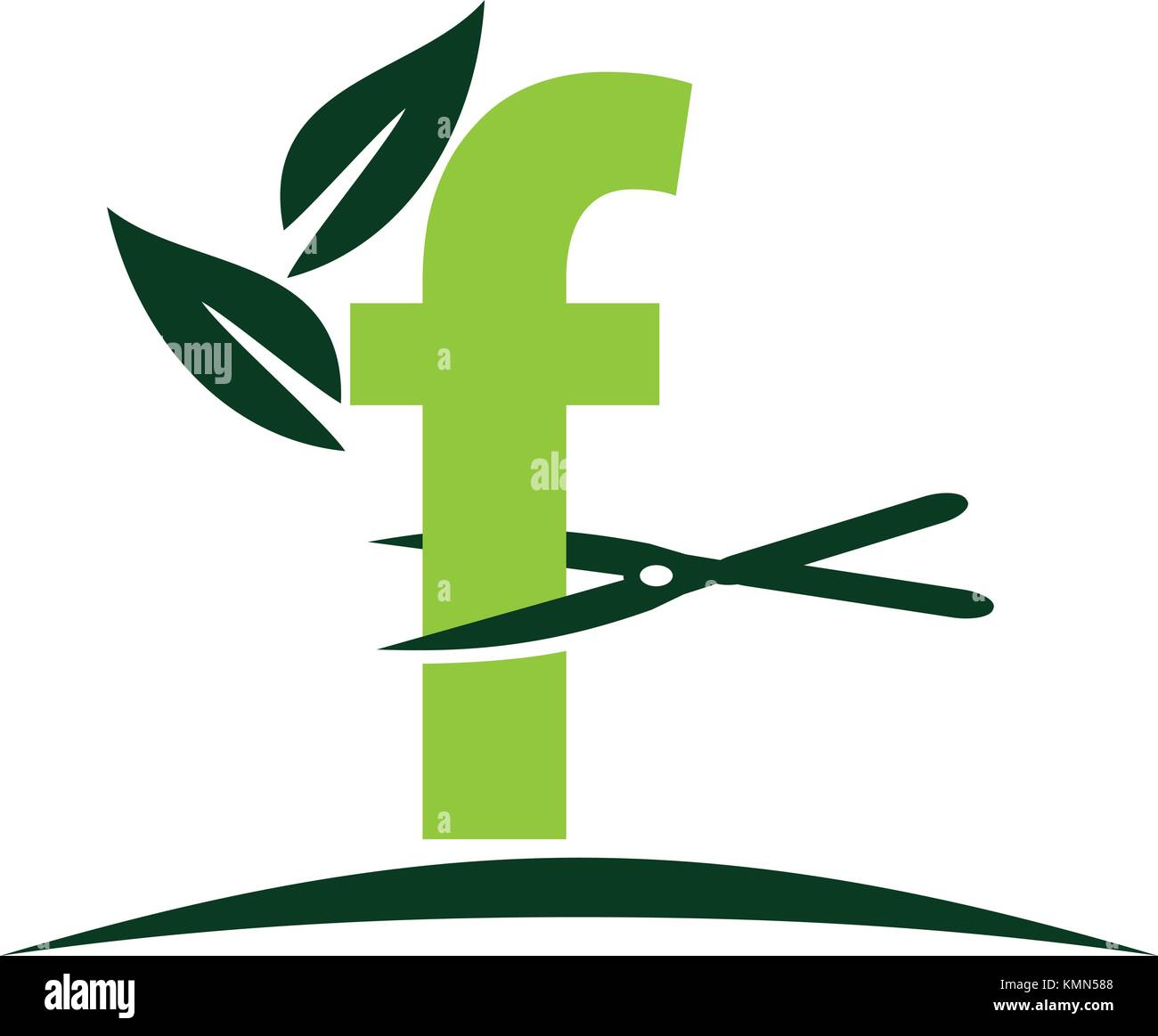Letter F Lawn Stock Vector Image & Art - Alamy